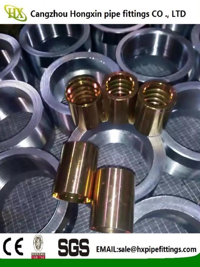 NPT/BSP stainless/carbon steel socket weld pipe coupling,threaded half ...